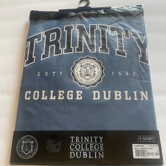 Trinity College | Shirts | Trinity College Dublin Blue Tshirt | Poshmark